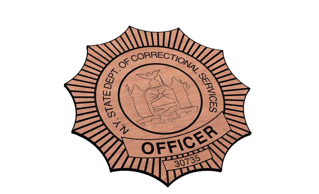 Corrections Officer Badge SVG - Etsy