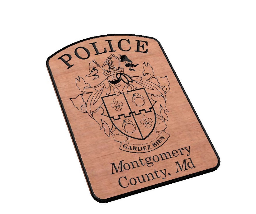 Montgomery County Police Patch SVG - Etsy