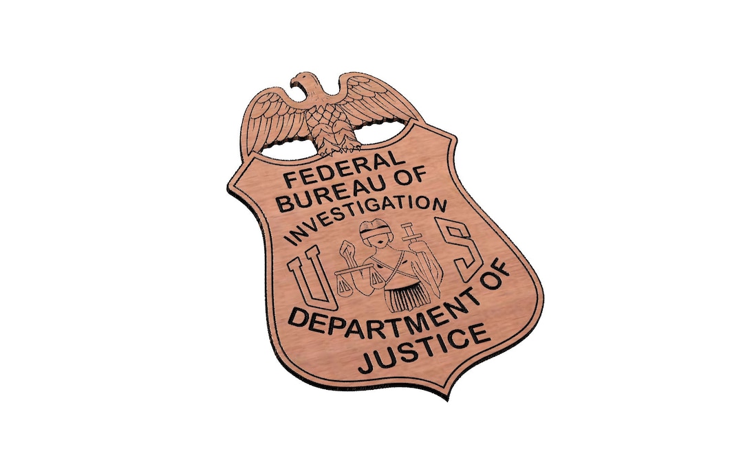 FBI Police Badge SVG - Etsy