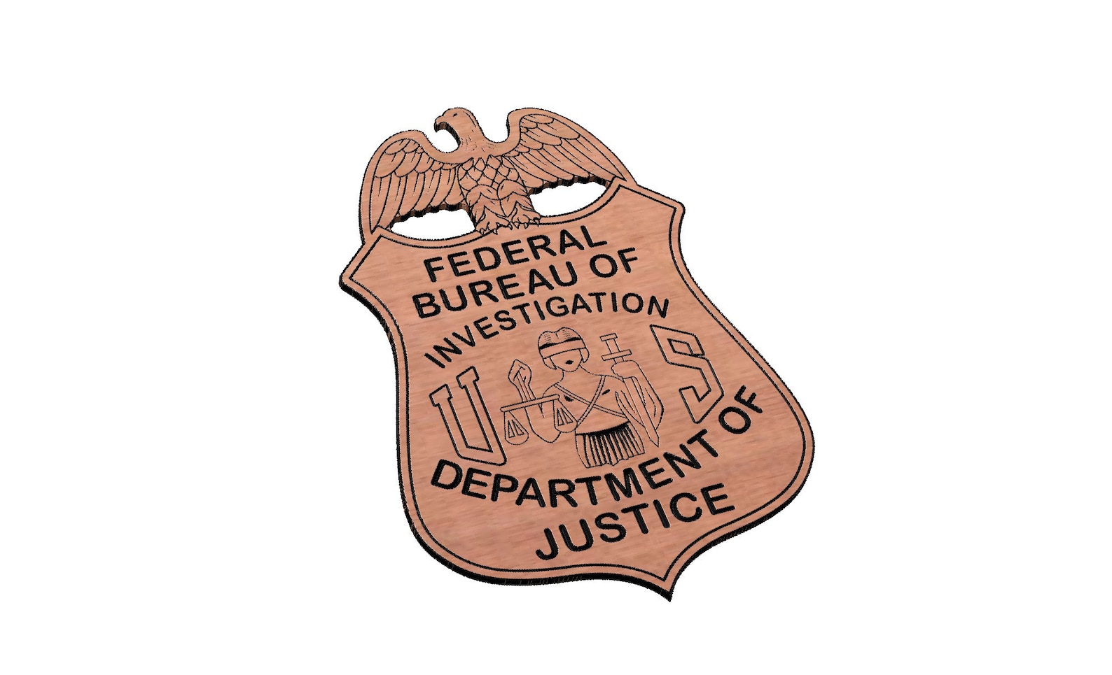 FBI Police Badge SVG - Etsy