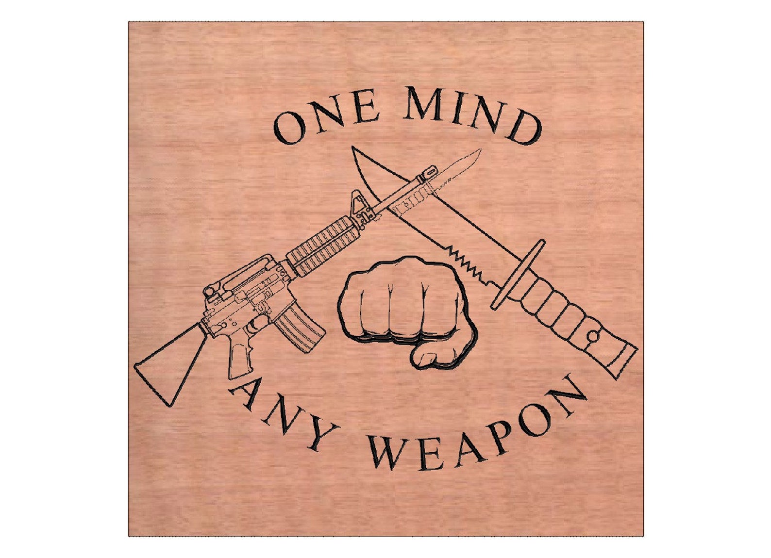 One Mind Any Weapon SVG - Etsy