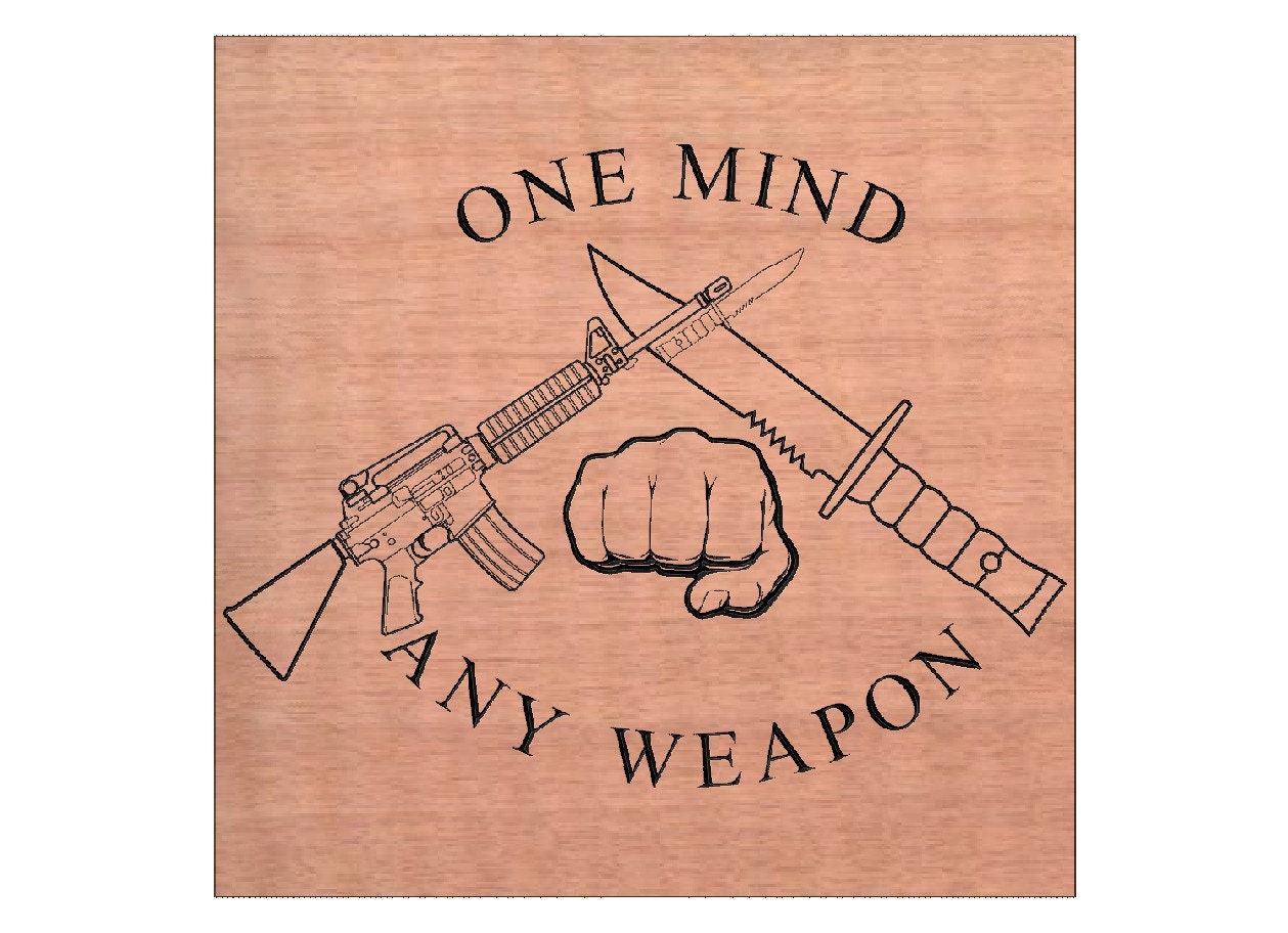 One Mind Any Weapon SVG - Etsy