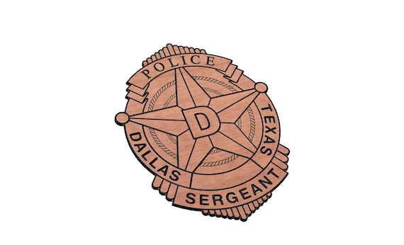 Dallas Police Badge SVG - Etsy