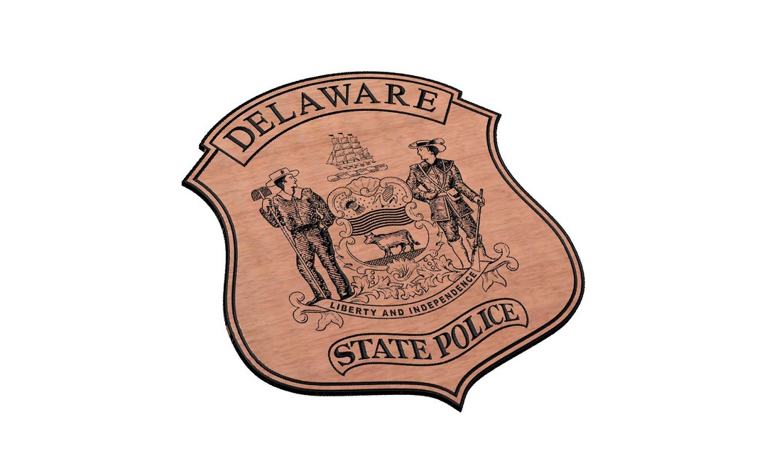Delaware State Police Badge SVG - Etsy