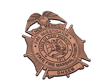 Fire Marshal Badge Svg - Etsy