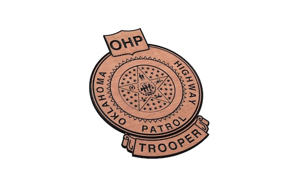 Oklahoma Highway Patrol Police Badge SVG | Etsy
