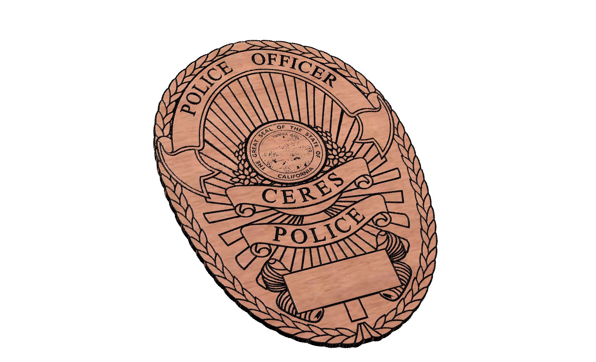 CERES Police Badge SVG - Etsy