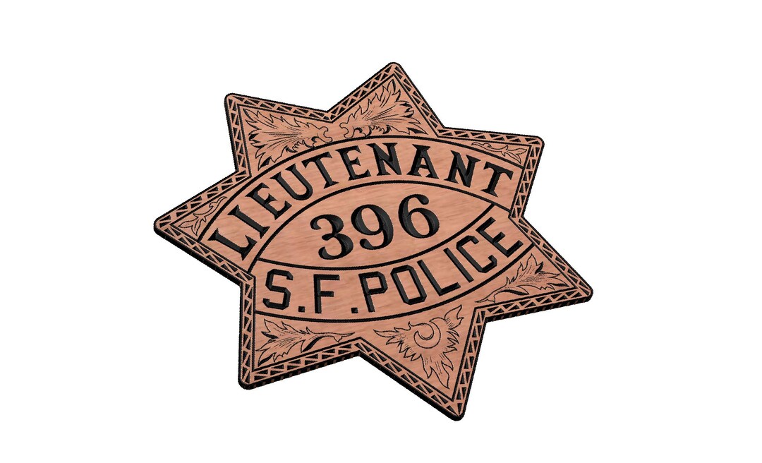 San Fransisco Police Badge SVG - Etsy