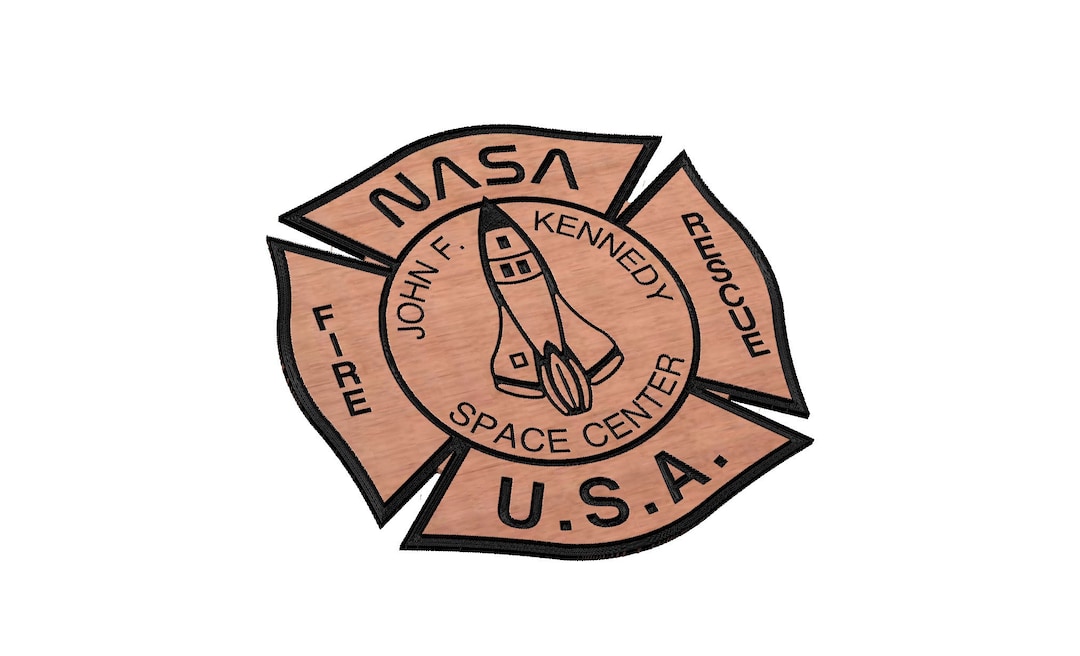 NASA Fire Rescue Department Badge SVG - Etsy