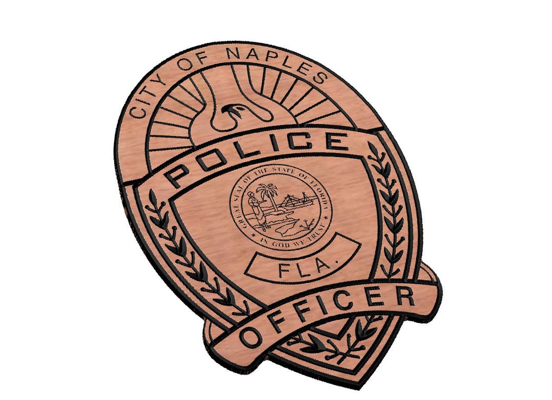 Naples Police Badge SVG - Etsy