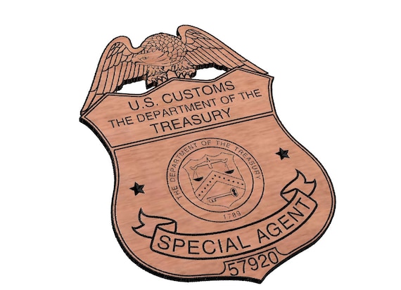 Department of the Treasury Police Badge SVG - Etsy