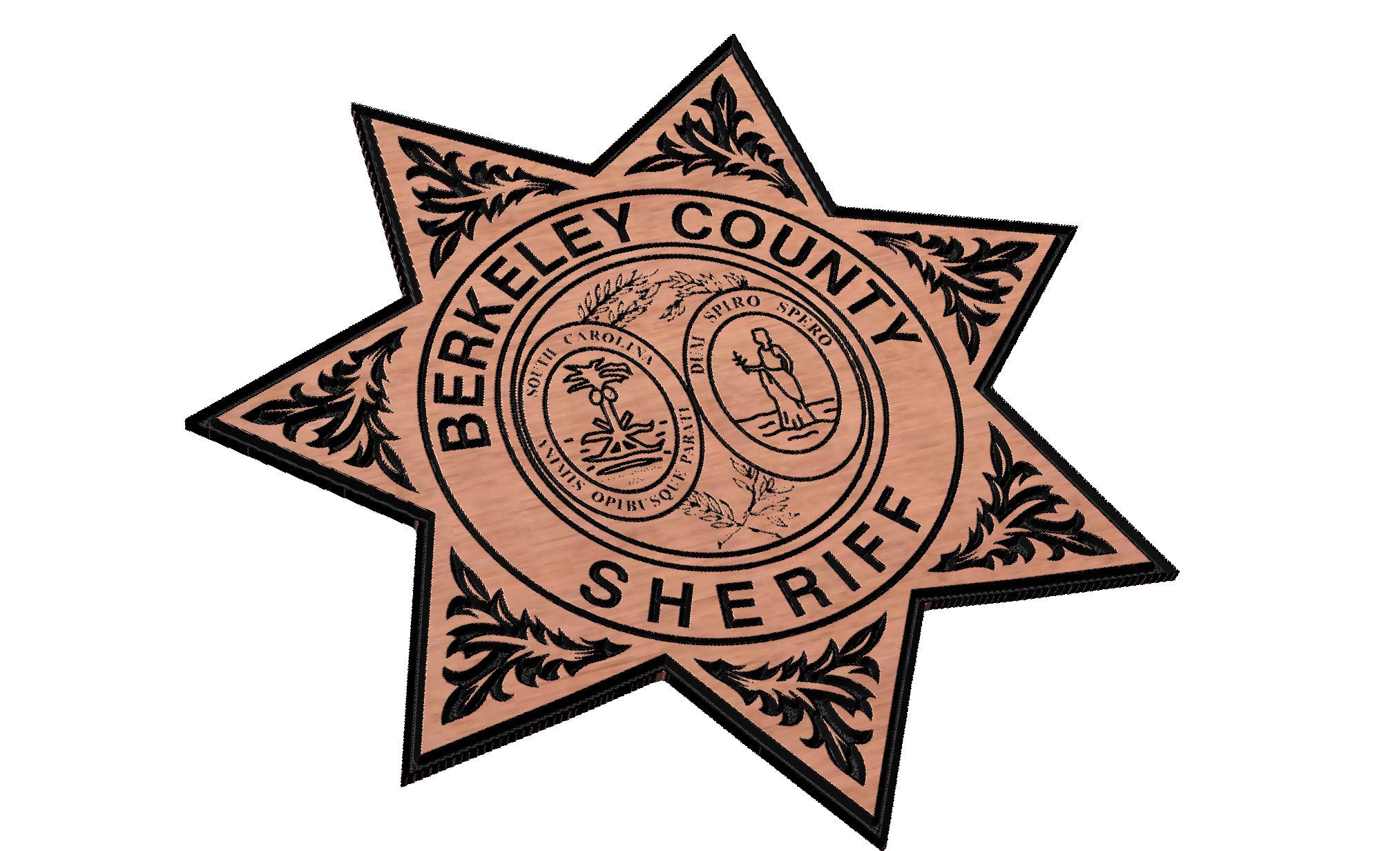 Berkley County Sheriff Badge SVG - Etsy