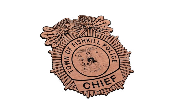 Town of Fishkill Chief Police Badge SVG - Etsy