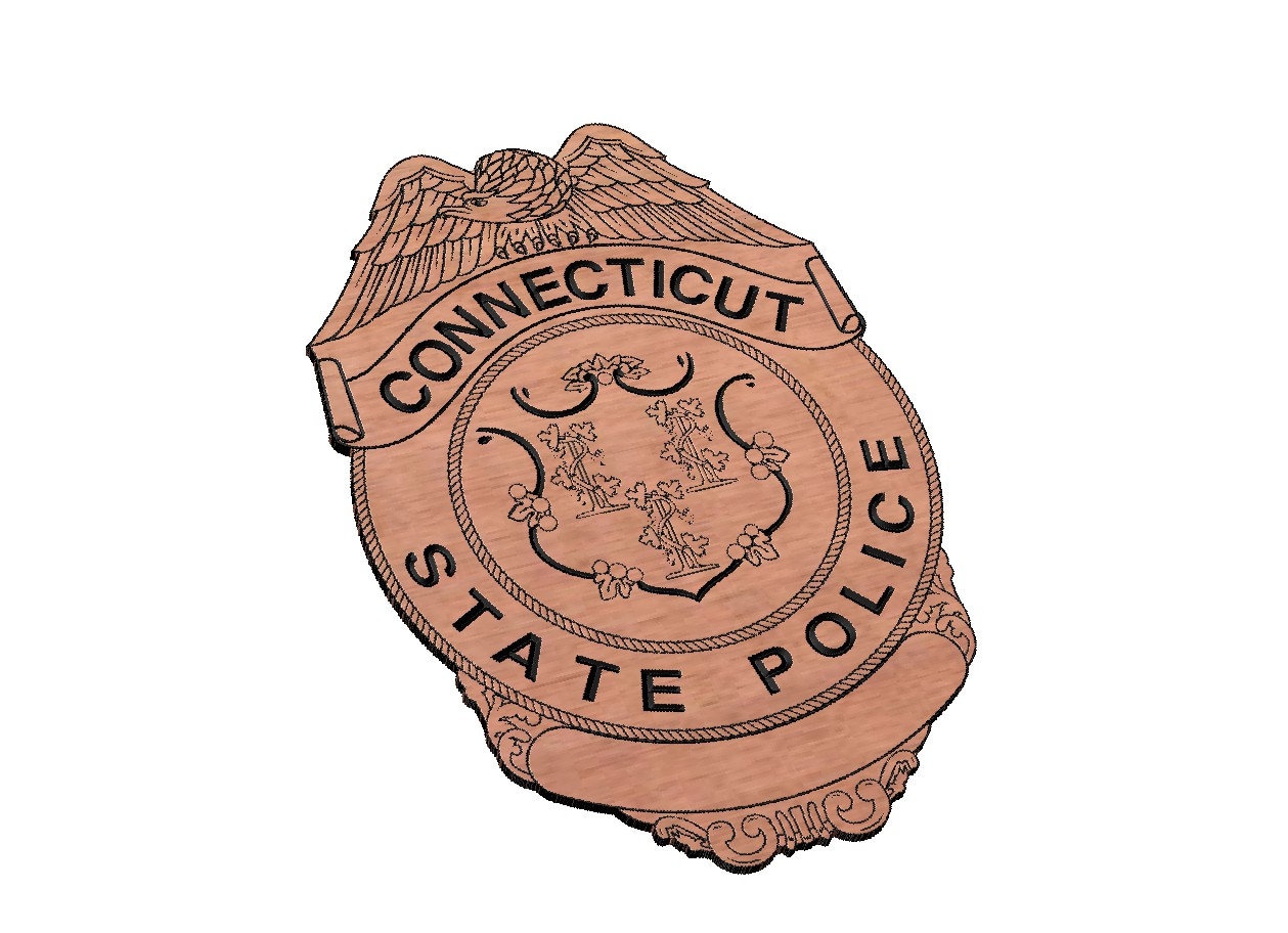 Connecticut State Police Badge SVG - Etsy UK