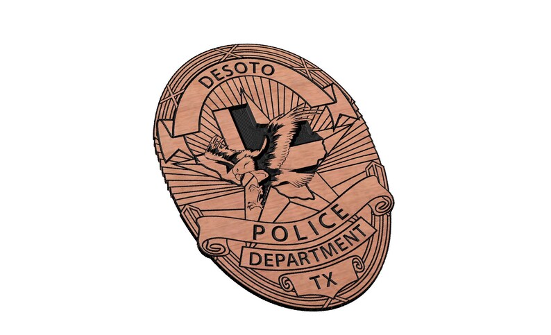 Desoto Police Badge SVG - Etsy Canada