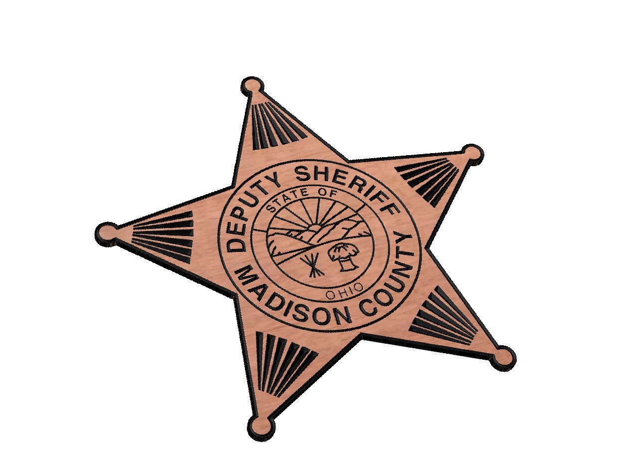 Madison County Deputy Sheriff Badge SVG - Etsy