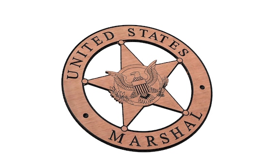 US Marshal Police Badge SVG - Etsy