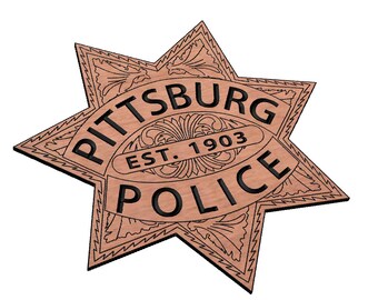 Pittsburgh Police Badge Svg - Etsy