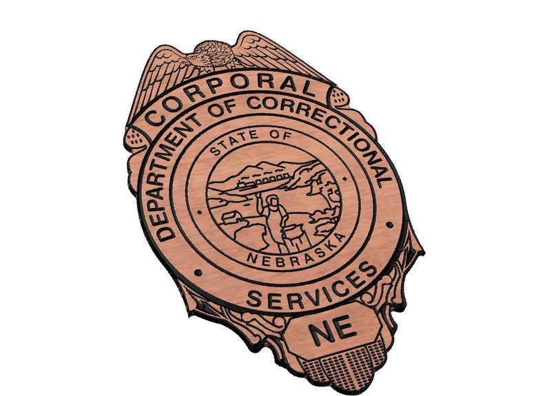 Department of Corrections Badge SVG - Etsy