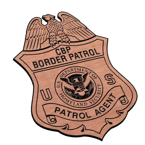 Border Patrol Badge - Etsy