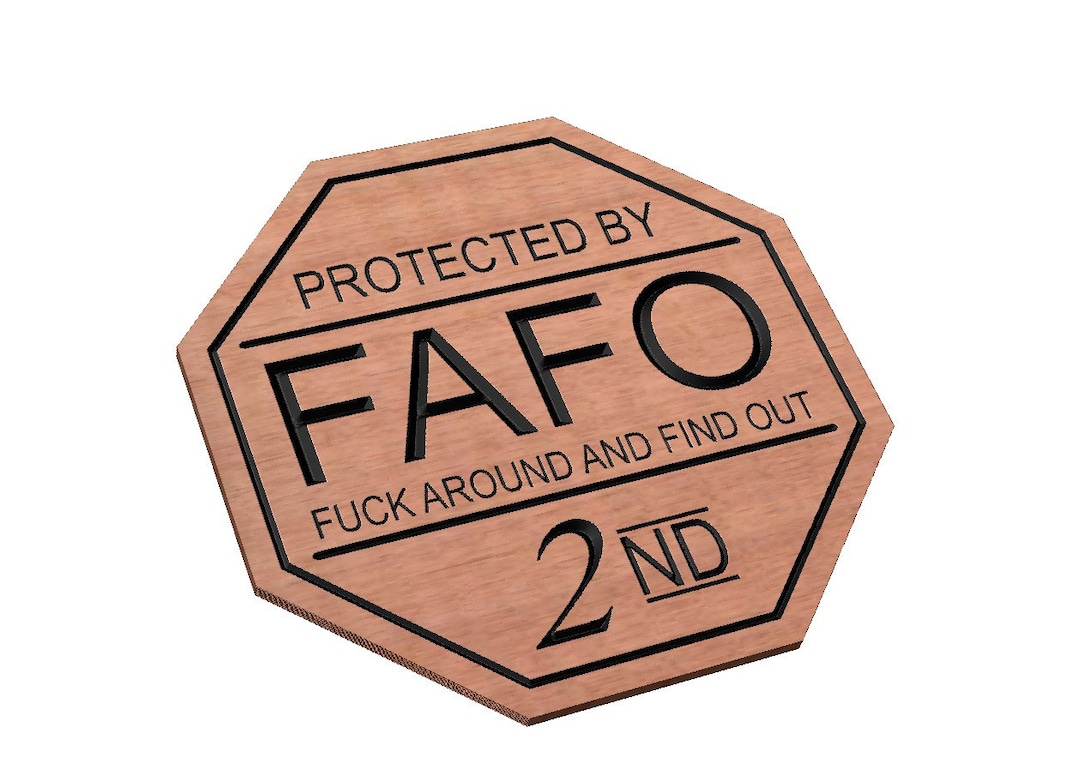 FAFO Sign SVG - Etsy