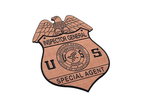 Inspector General Special Agent Badge SVG | Etsy