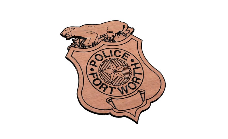 Fort Worth Police Badge SVG - Etsy
