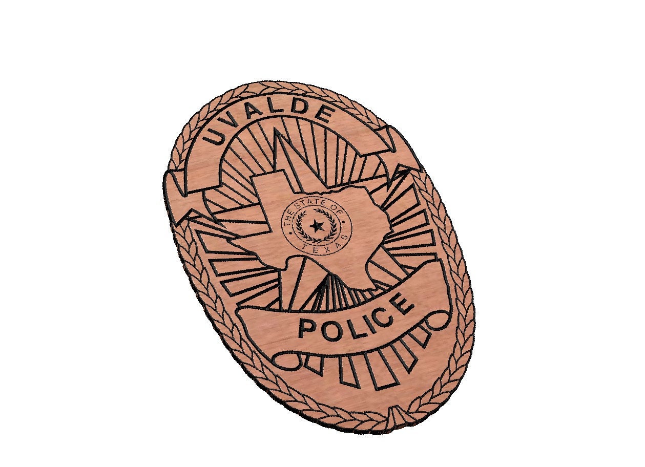 Uvalde Police Badge SVG - Etsy