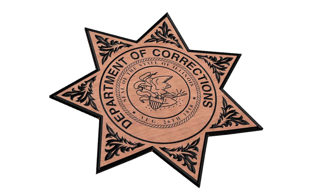 Illinois Department of Corrections Badge SVG - Etsy