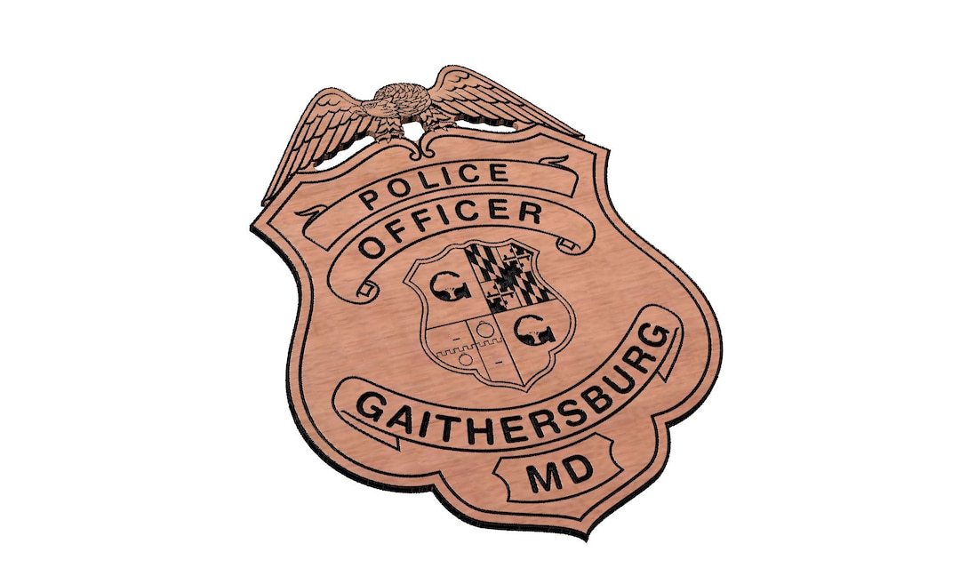 Gaithersburg Police Badge SVG - Etsy