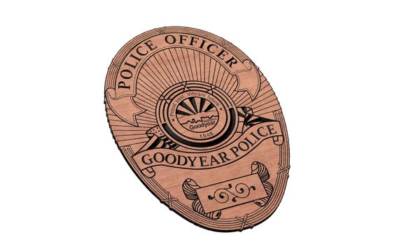 Goodyear Police Badge SVG | Etsy