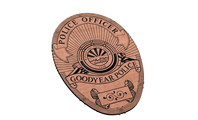 Goodyear Police Badge SVG | Etsy