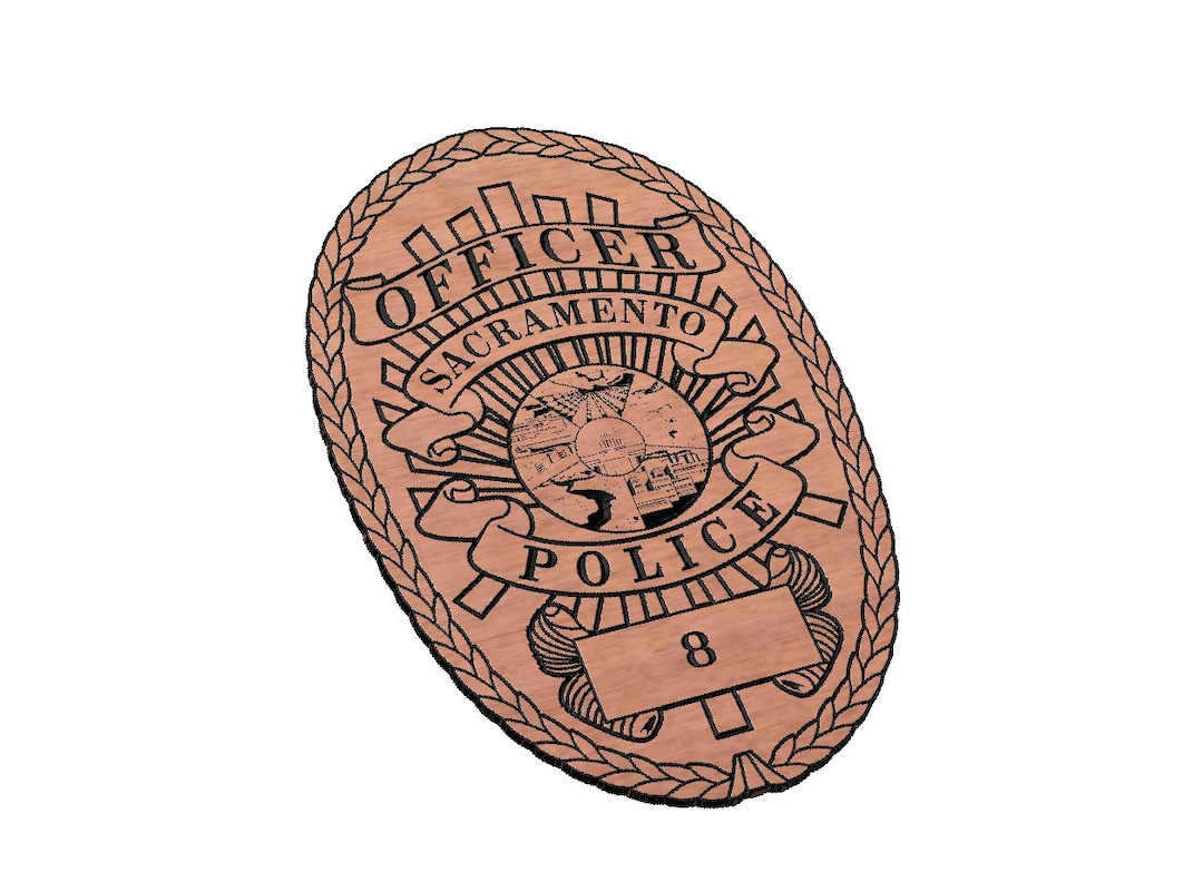 Sacramento Police Badge SVG - Etsy