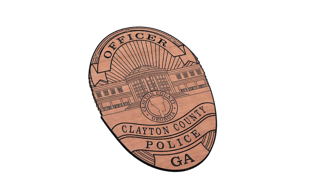 Clayton County Police Badge SVG - Etsy