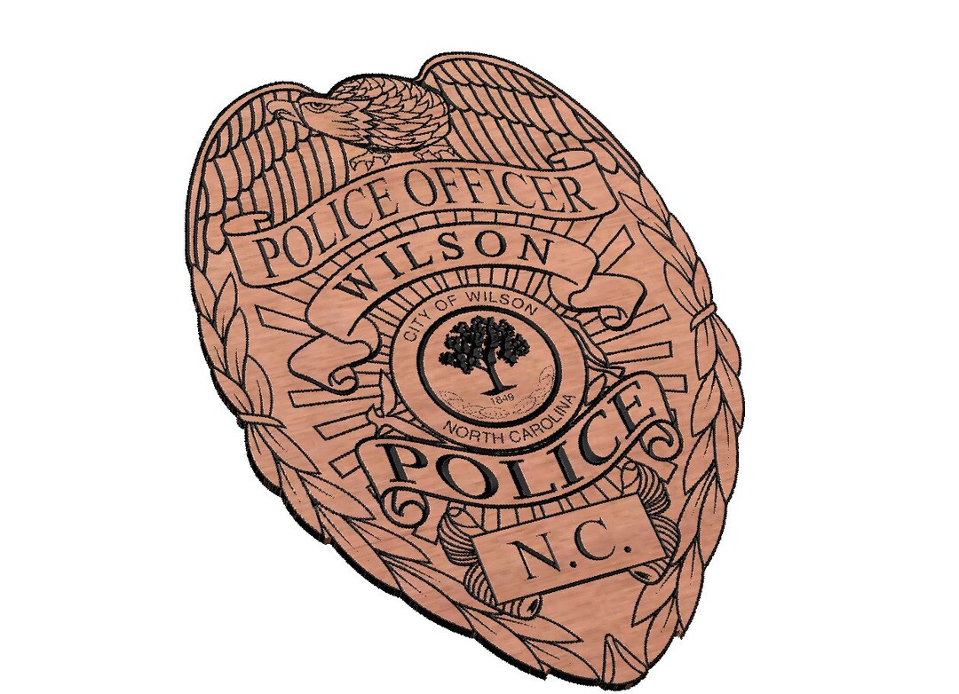 Wilson Police Badge SVG - Etsy