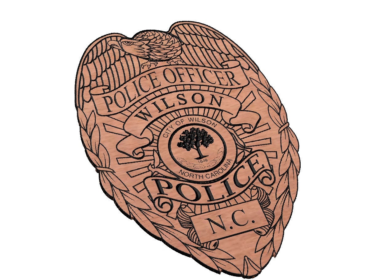Wilson Police Badge SVG - Etsy