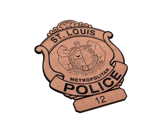 St Louis Police Badge SVG | Etsy