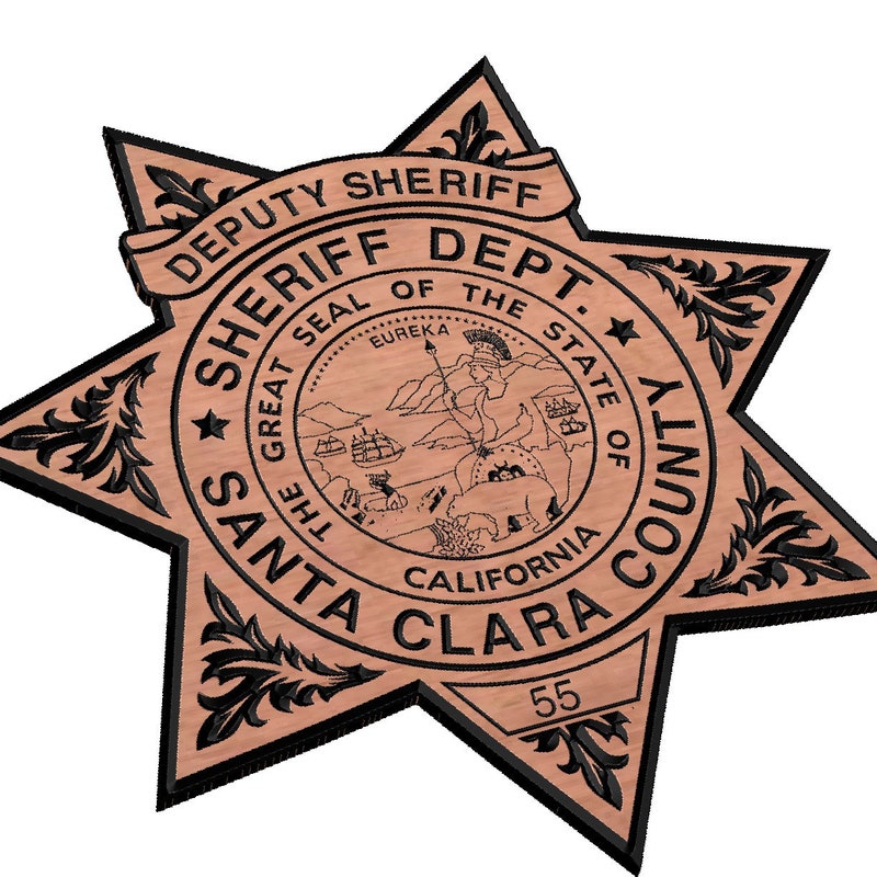 Santa Sheriff - Etsy
