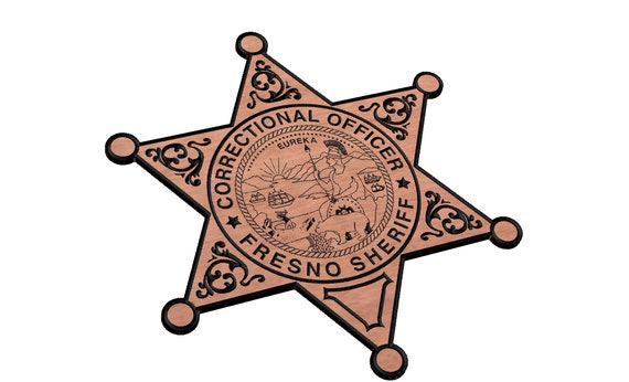Fresno Correctional Officer Badge SVG - Etsy