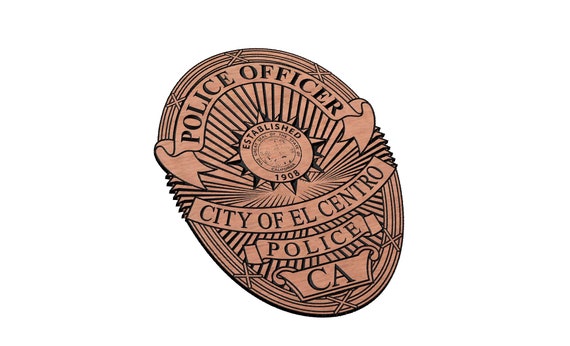 El Centro Police Badge SVG | Etsy