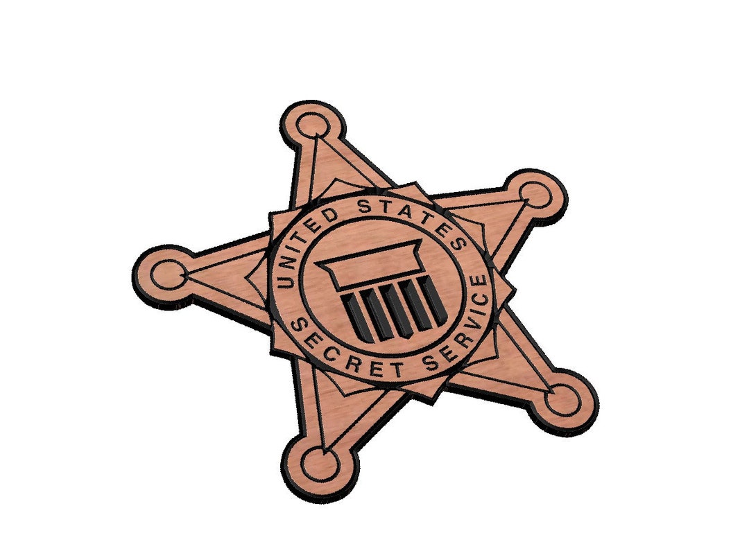 United States Secret Service Star SVG - Etsy