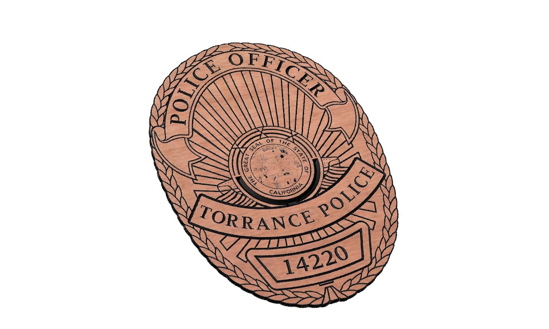 Torrance Police Badge SVG - Etsy