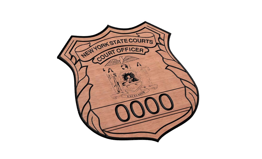 Court Police Badge SVG - Etsy