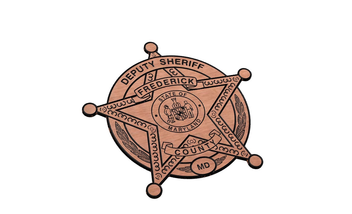 Frederick County Deputy Sheriff Badge SVG - Etsy