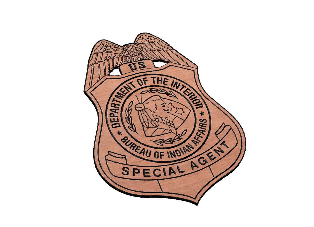 Dept of the Interior Bureau of Indian Affairs Badge SVG - Etsy