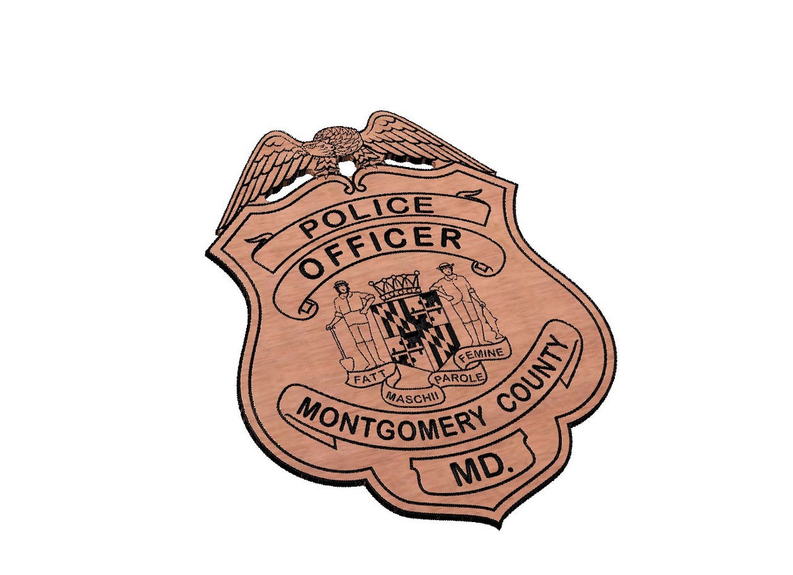 Montgomery County Police Badge SVG | Etsy