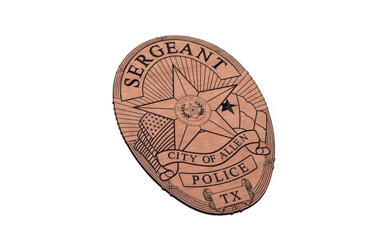 City of Allen Police Badge SVG | Etsy