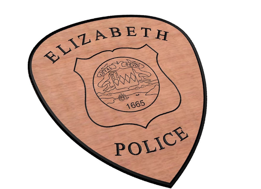 Elizabeth Police Patch SVG CNC Laser - Etsy