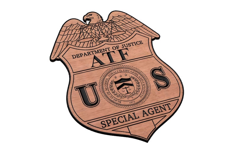 ATF Police Badge SVG - Etsy UK