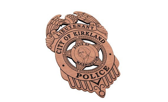 City of Kirkland Police Badge SVG | Etsy
